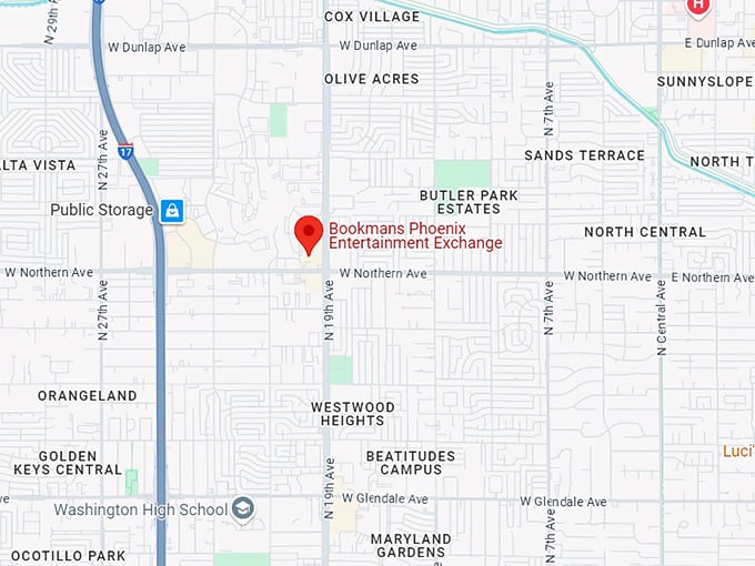 16. bookmans phoenix entertainment exchange map