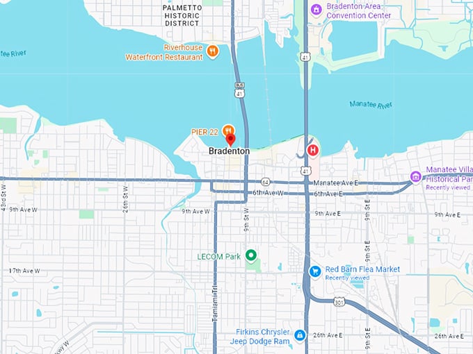 16. bradenton map