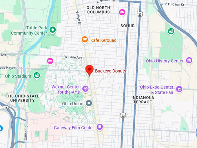 16. buckeye donuts map