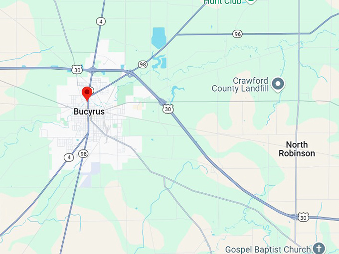16. bucyrus map
