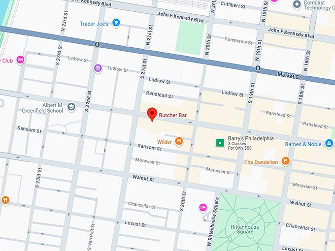 16. butcher bar map