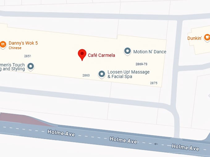 16. café carmela map