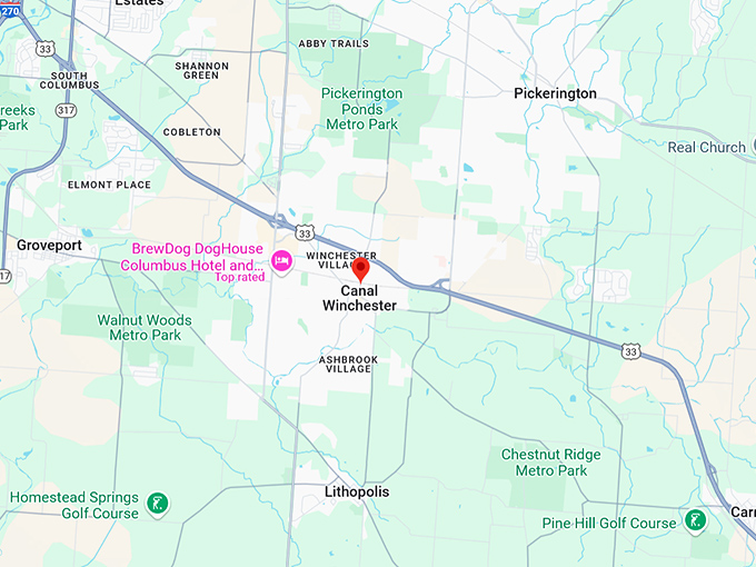 16. canal winchester map