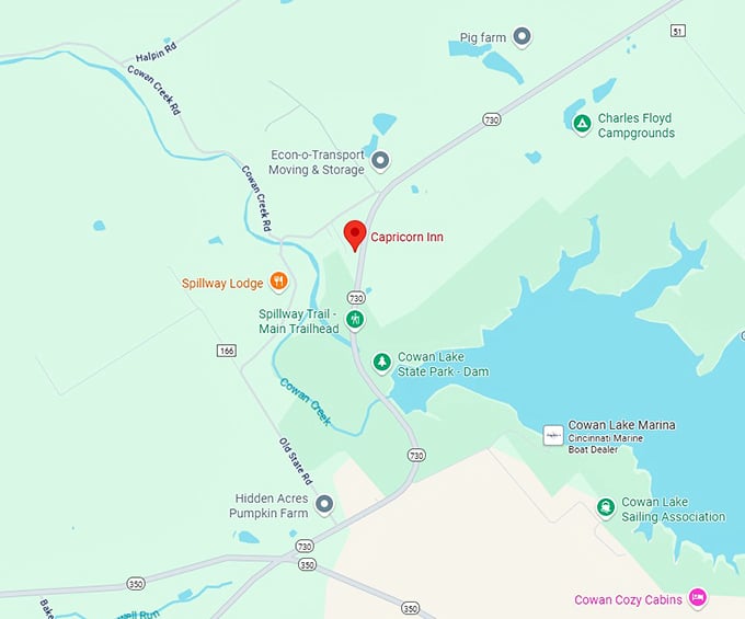 16. capricorn inn map