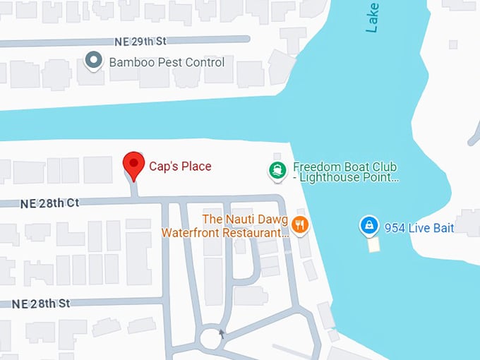 16. cap's place map