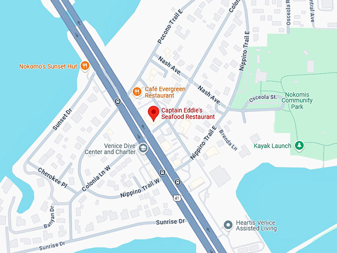 16. captain eddie’s map