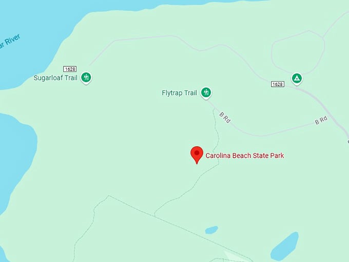 16. carolina beach state park map