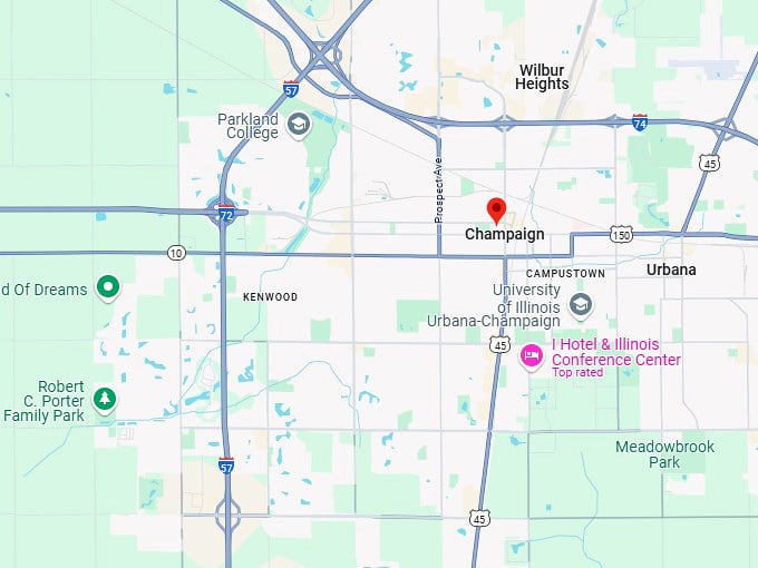 16. champaign map