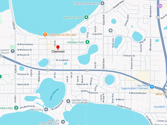 16. clermont map