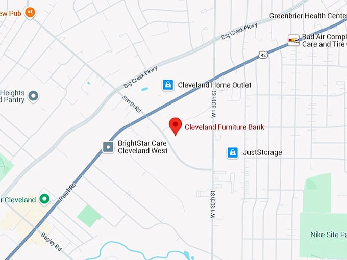 16. cleveland furniture bank map
