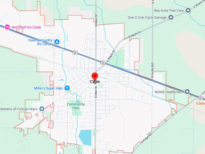 16. clyde map