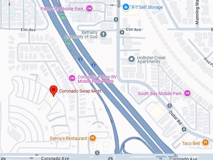 16. coronado swap meet map