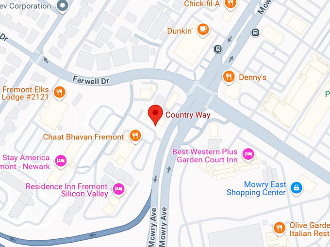 16. country way map