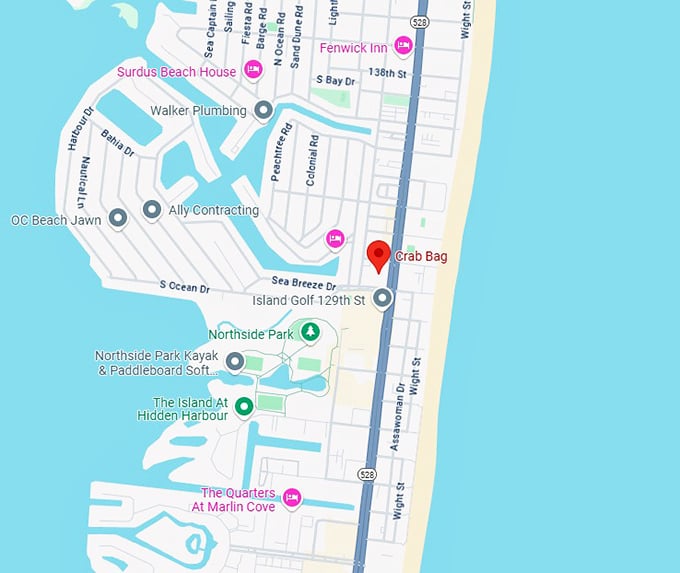 16. crab bag map