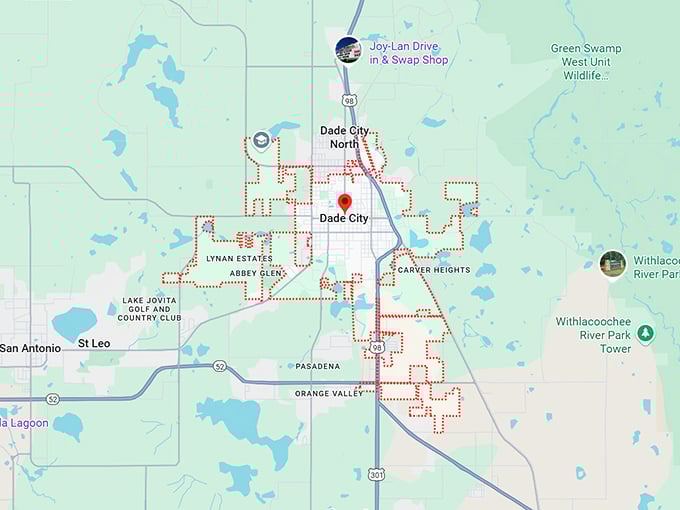 16. dade city, fl map