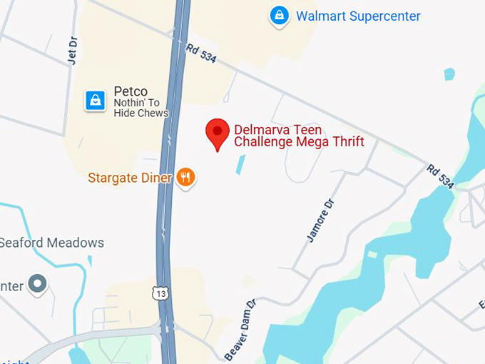 16. delmarva teen challenge mega thrift map