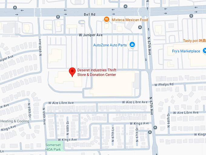 16. deseret industries thrift store & donation center map