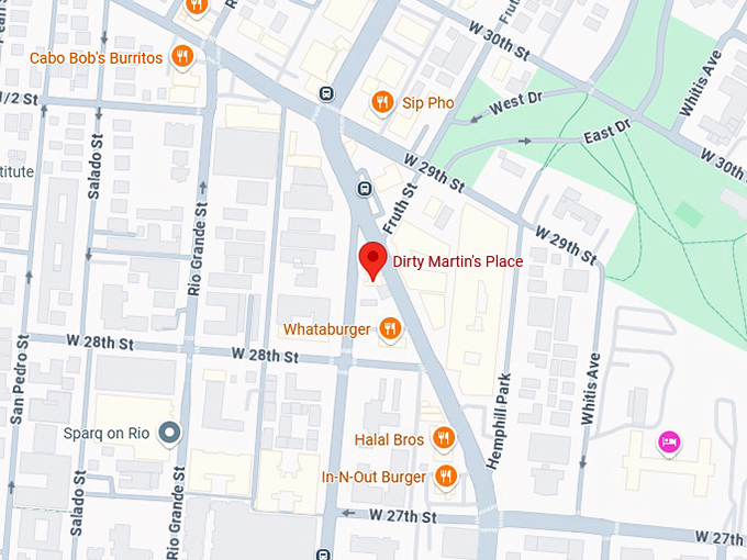 16. dirty martin’s place map