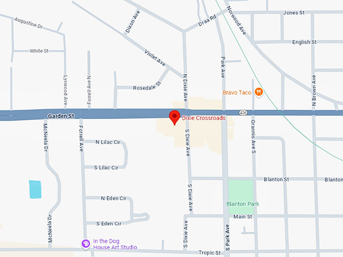 16. dixie crossroads map