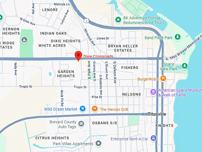 16. dixie crossroads map