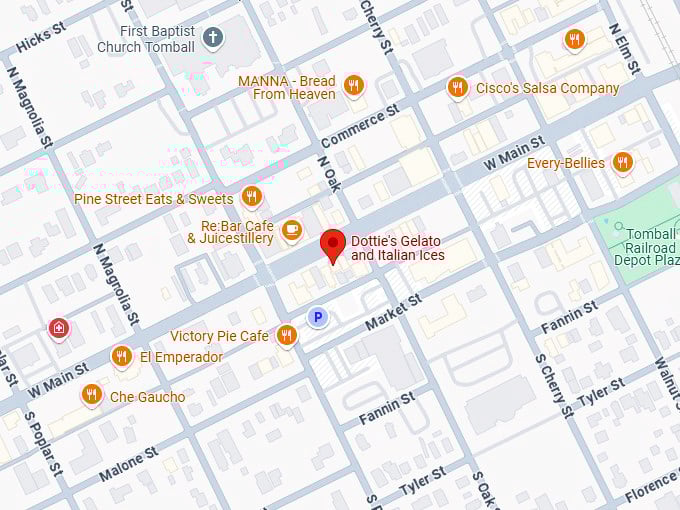 16. dottie’s gelato and italian ices map