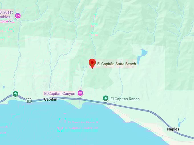 16. el capitán state beach map
