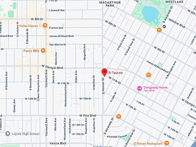 16. el taurino map
