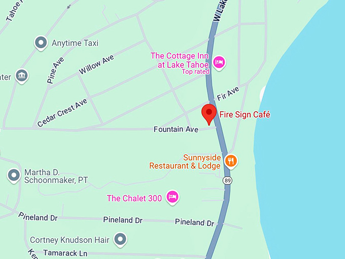 16. fire sign café map