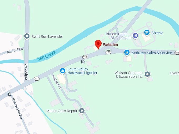 16. fork’s inn map