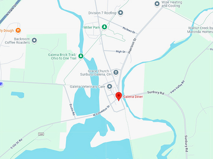 16. galena diner map