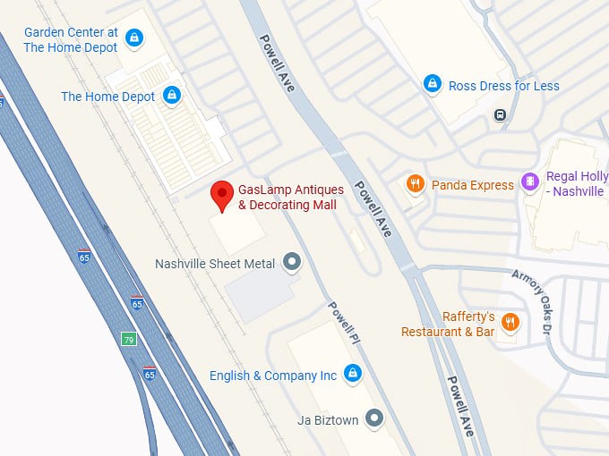 16. gaslamp antiques & decorating mall map