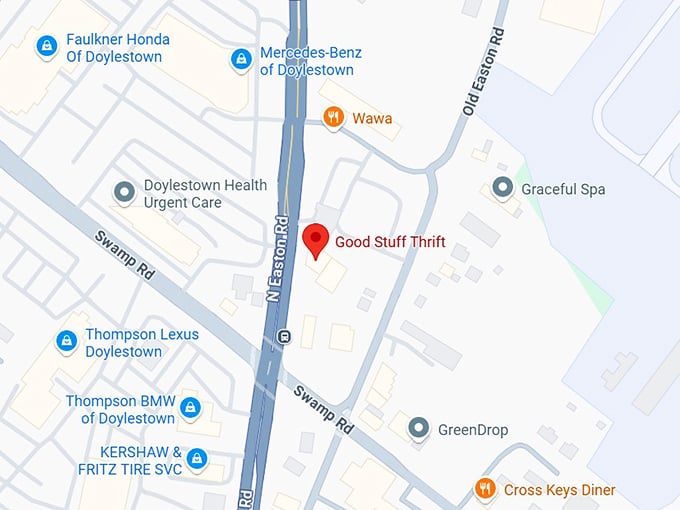 16. good stuff thrift map