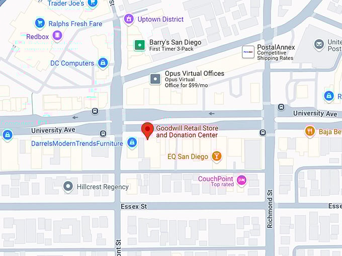 16. goodwill retail store and donation center map