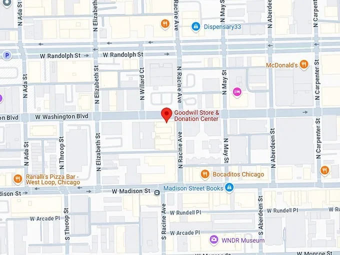 16. goodwill store & donation center map