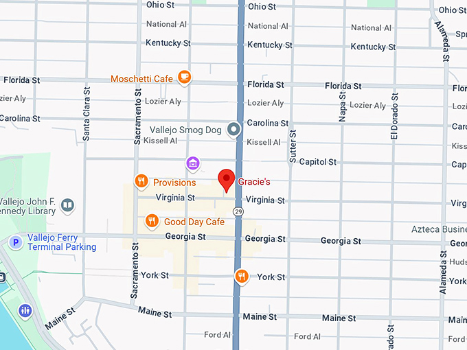 16. gracie's map