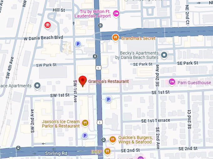 16. grampa’s bakery & restaurant map