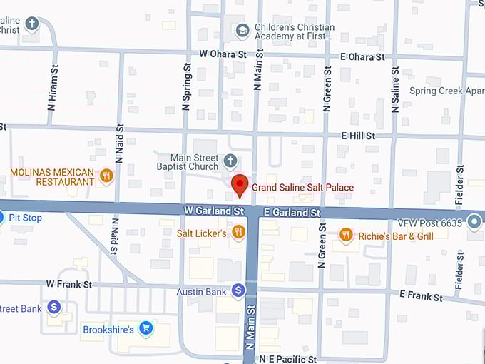 16. grand saline salt palace map