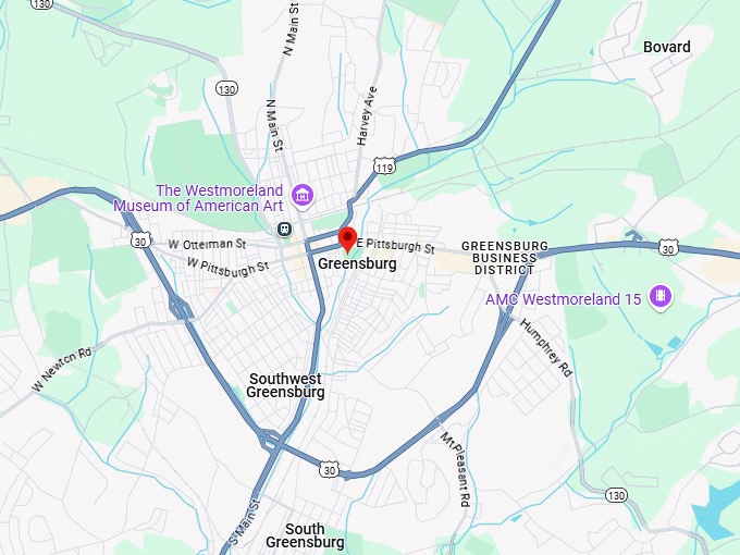 16. greensburg map