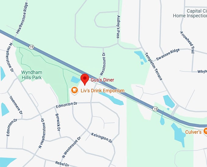 16. gus’s diner map