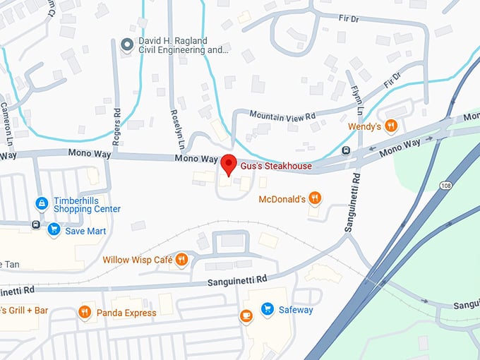 16. gus's steakhouse map