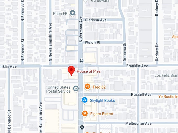 16. house of pies map