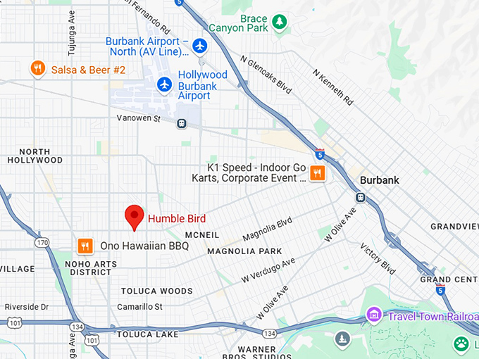16. humble bird map