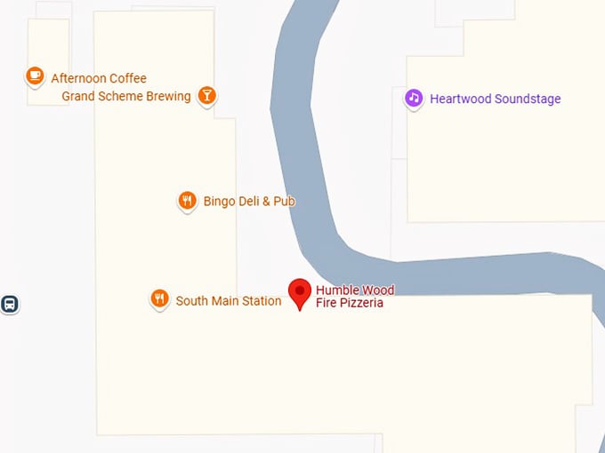 16. humble wood fire pizzeria map