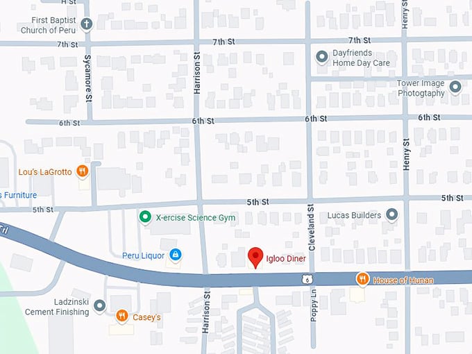 16. igloo diner map