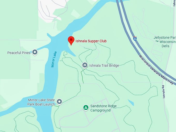 16. ishnala supper club map