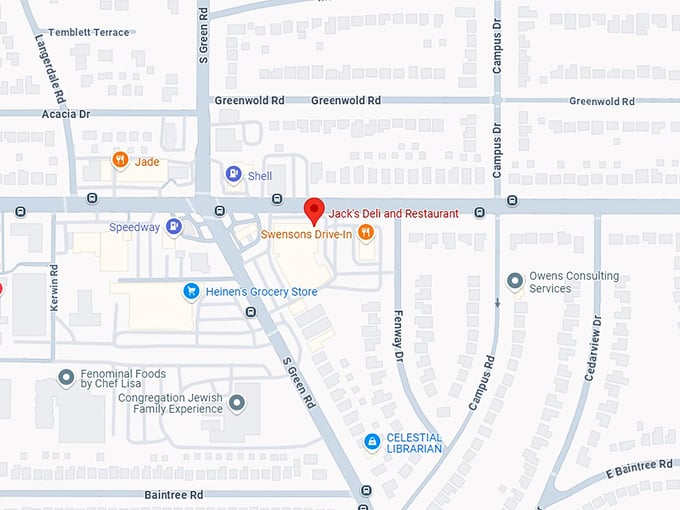16. jack's deli and restaurant map