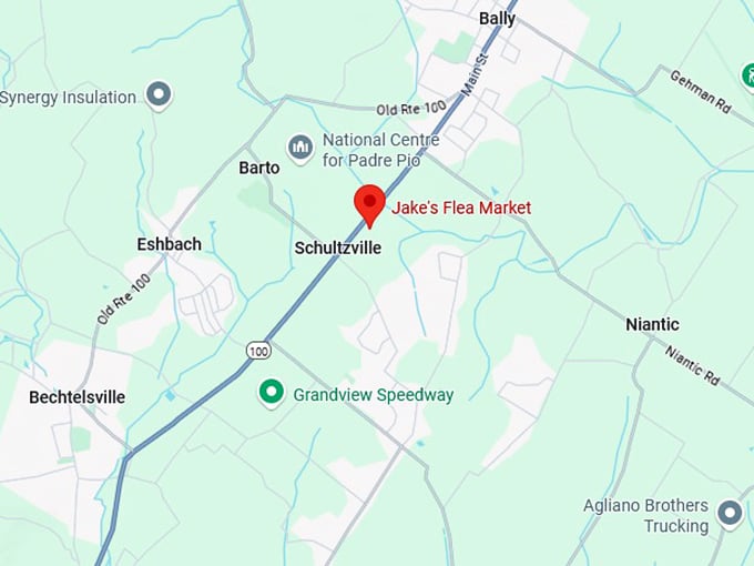 16. jake’s flea market map