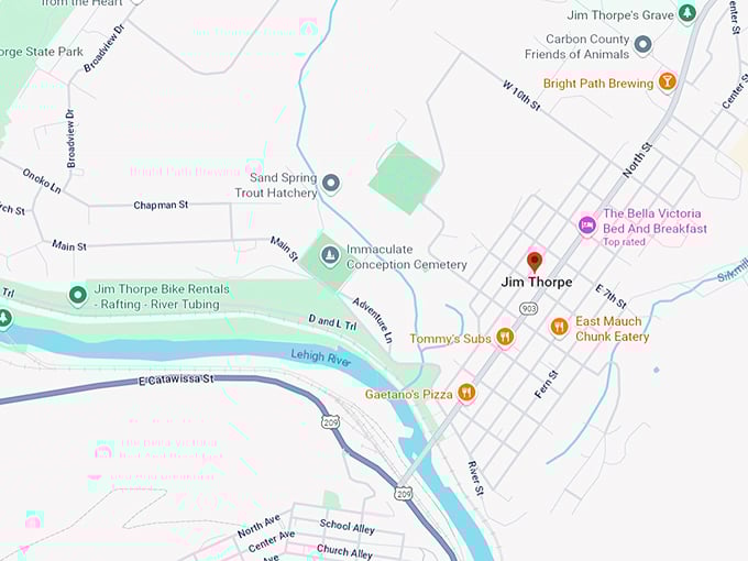 16. jim thorpe map