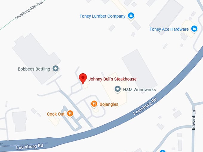 16. johnny bull’s steakhouse map