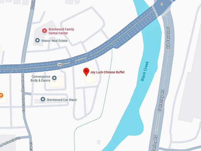 16. joy luck chinese buffet map
